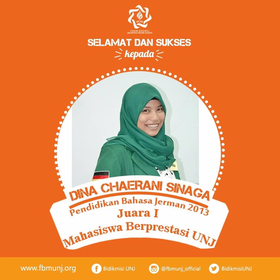 Dina Chaerani Terpilih Sebagai MAWAPRES UNJ 2016 - UNJKita.com