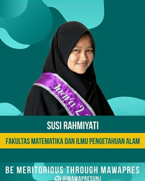 Mengenal Pribadi Sederhana dan Bermakna Mawapres Favorit UNJ 2018, Susi ...